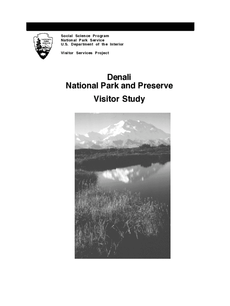 Fillable Online NATIONAL PARK SERVICE/DEPARTMENT OF THE ... Fax Email Print - pdfFiller