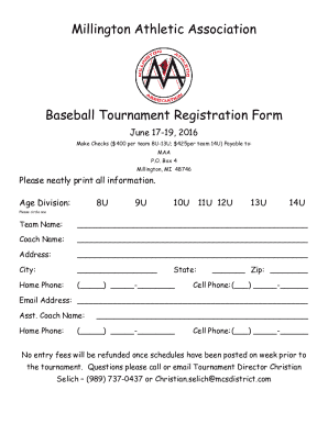 Fillable Online Using the Tournament Player Verification Form Fax Email ...