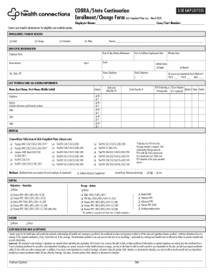 Fillable Online COBRA Continuation Coverage Questions and Answers Fax ...