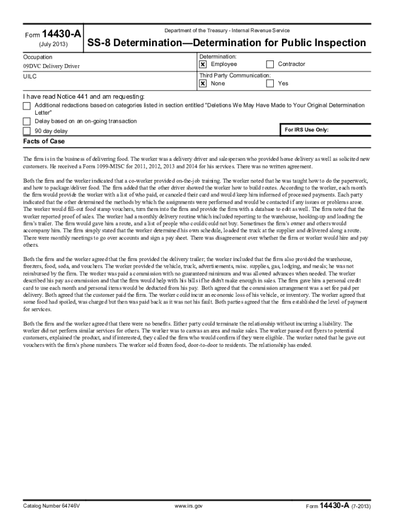 Fillable Online Form 14430-A (template).pdf Fax Email Print - pdfFiller