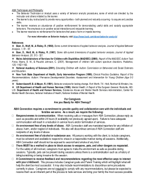 Fillable Online ABA FACT SHEET Fax Email Print - pdfFiller