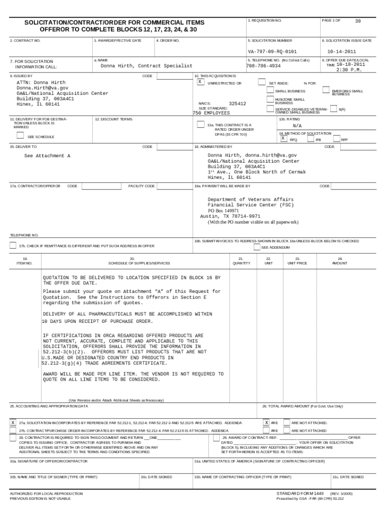 Subpart 12.3 - Solicitation Provisions and Contract Clauses ... Doc Template | pdfFiller