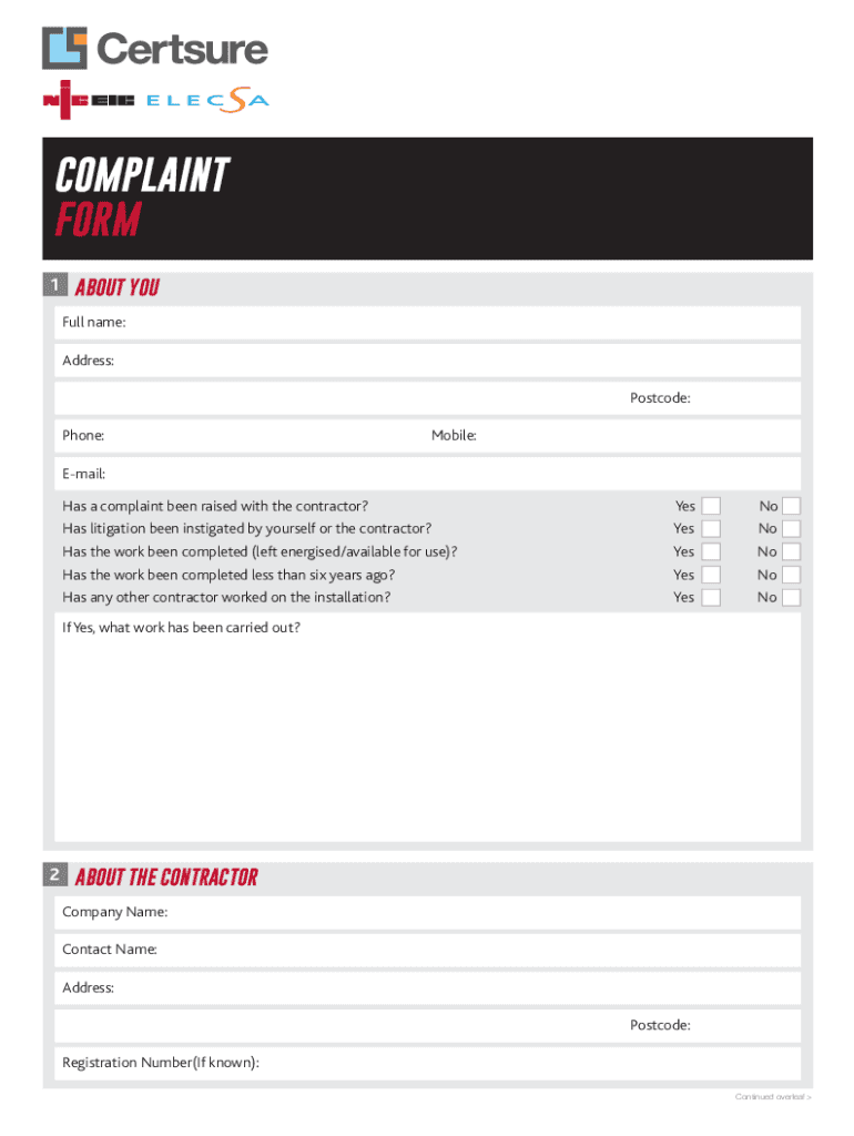 Fillable Online 7 Types of Complaints From Customers (Plus How To ... Fax Email Print - pdfFiller