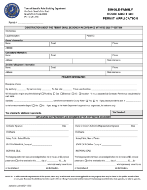 Fillable Online A/C CHANGE OUT PERMIT APPLICATION NOTE Fax Email Print ...