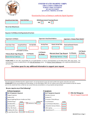Fillable Online Marine Corps University dedicates building to Warner ...