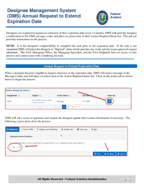Fillable Online Designee Management Systems (DMS) Annual Request fo ...