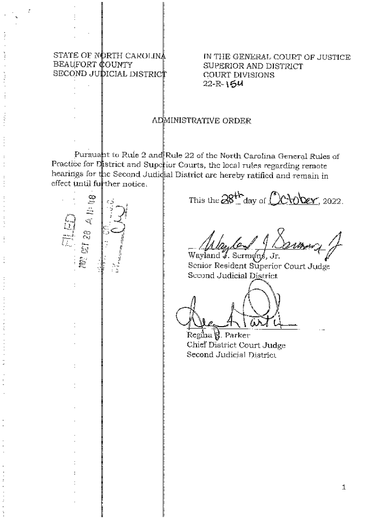 Fillable Online Beaufort County Local Rules and Forms Fax Email Print ...