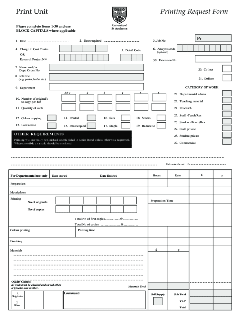 Fillable Online PR Request Forms-1/03. PR Request Forms-1/03 Fax Email ...