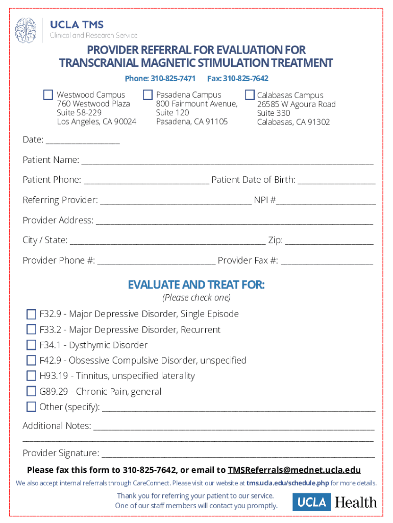 Fillable Online tms-referral-form.pdf - Los Angeles Fax Email Print ...