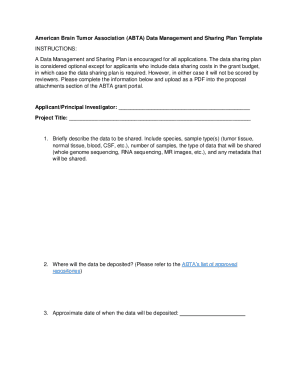 Fillable Online CY19-Data-Management-and-Sharing-Plan-Template.pdf Fax ...