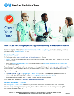 Fillable Online How to Use Our Demographic Change Form to Verify ... Fax Email Print - pdfFiller