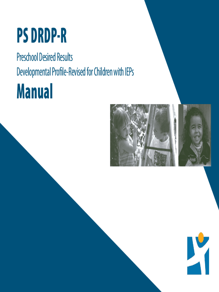 Fillable Online Guide to Using the Preschool DRDP-R for Children with ...