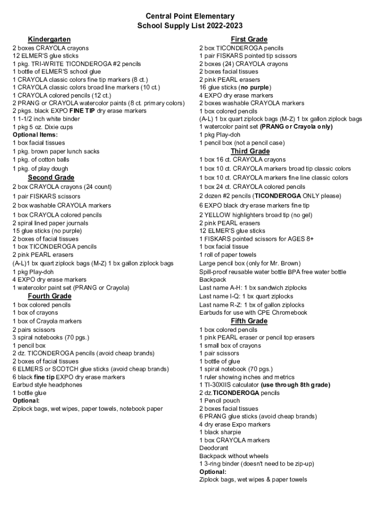 Fillable Online 1 Box Crayola (8-count fat) Crayons Fax Email Print ...