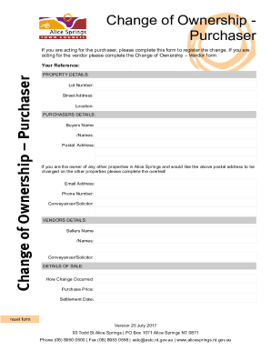 Fillable Online Recreational Boat Transfer Form - Department of ...