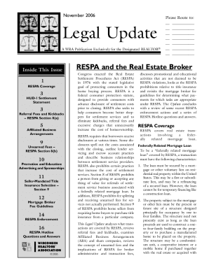 Fillable Online Understanding and Mitigating RESPA Section 8(a) Risks ...