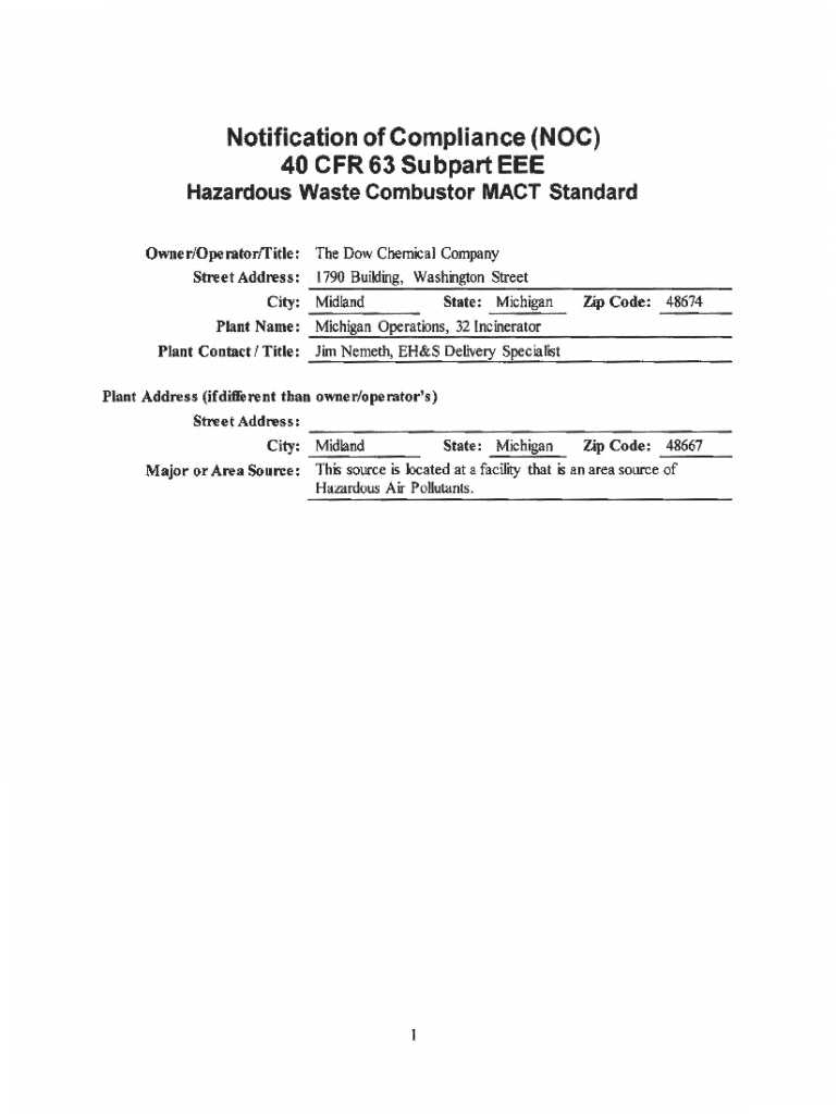 Fillable Online NATIONAL EMISSION STANDARDS FOR HAZARDOUS ... Fax Email ...