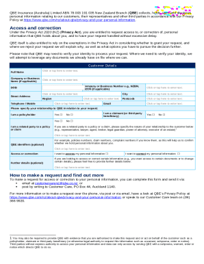 QBE NZ Ination Request (CLEAN).docx Doc Template | pdfFiller