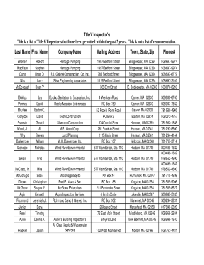 Fillable Online Septic System Inspections and Repairs Fax Email Print ...