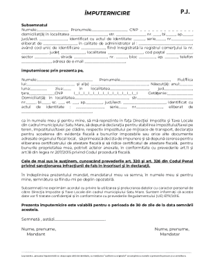 Fillable Online IMPUTERNICIRE DITL SM pj Fax Email Print - pdfFiller