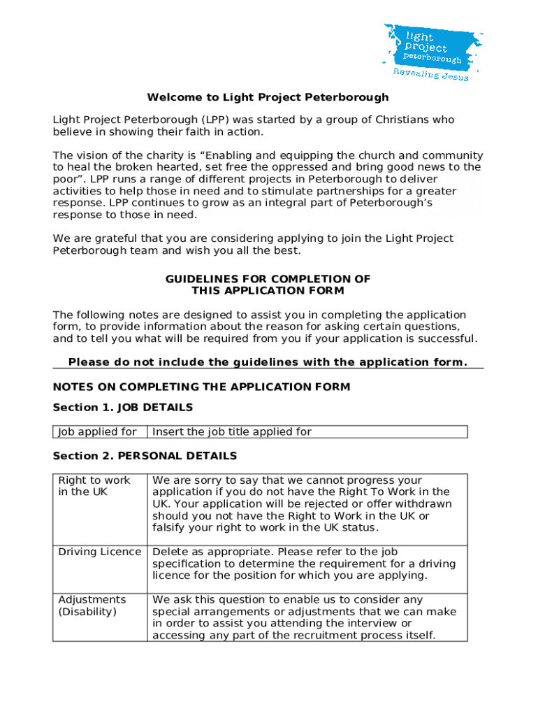 Light Project Peterborough's winter charity campaign ... Doc Template ...
