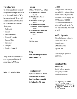 Fillable Online Progressive Care Certified Nurse (PCCN) Review Course ...