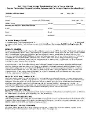 ANNUAL STUDENT RELEASE Doc Template | pdfFiller