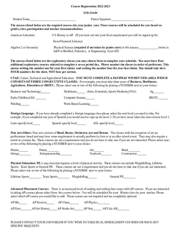 Fillable Online Parent Signature: Fax Email Print - pdfFiller