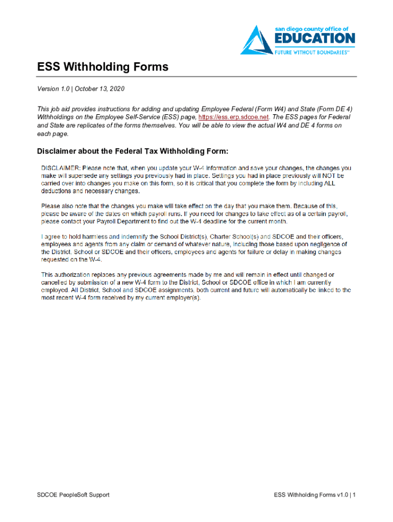 Fillable Online W-4 Employee's Withholding Certificate and Federal ...