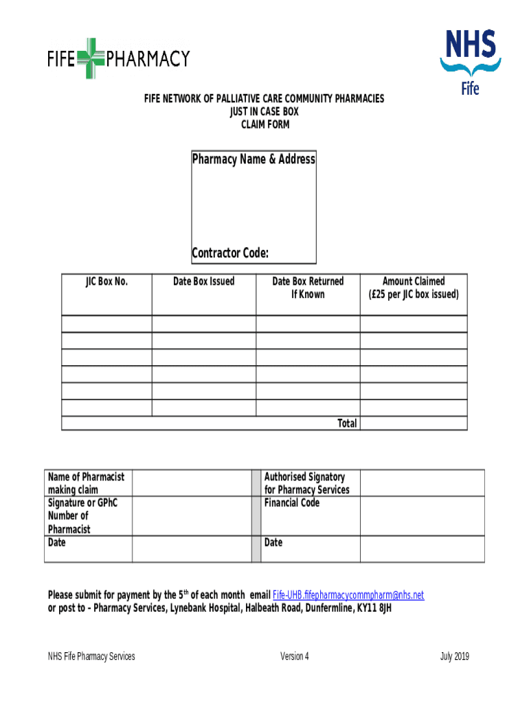 Payment Claim Doc Template | pdfFiller