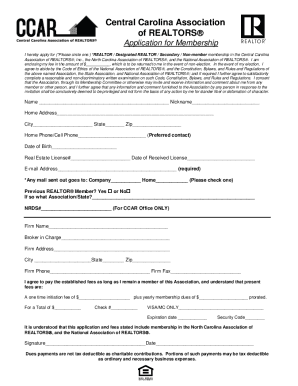 Fillable Online New REALTOR Application Packet Fax Email Print - pdfFiller
