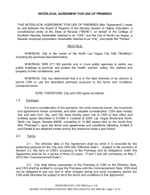Fillable Online interlocal agreement for the lease of real property Fax ...