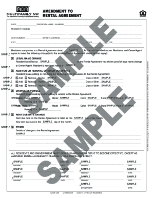 Fillable Online RESIDENT NAME(S) Fax Email Print - pdfFiller