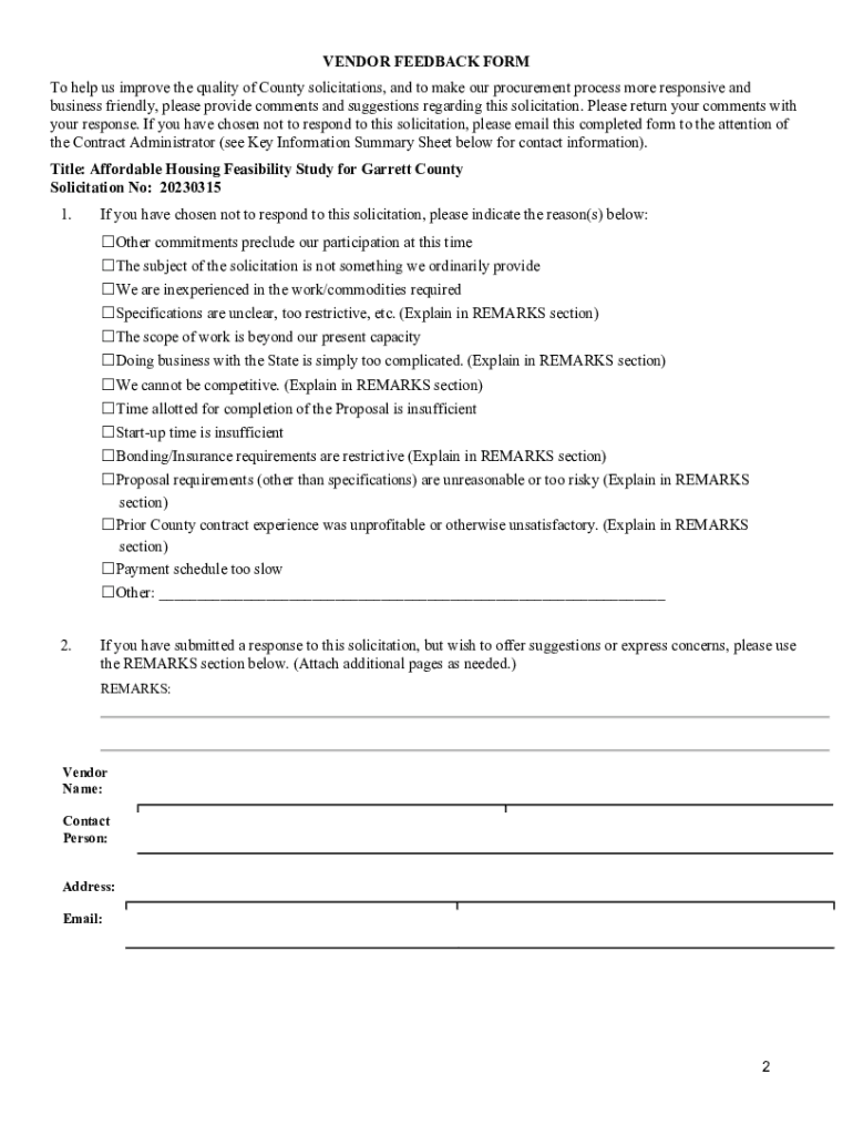 Fillable Online Affordable Housing Feasibility Study FUNDING REQUEST ...