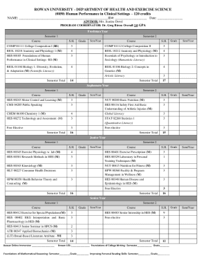 Fillable Online DEPARTMENT OF HEALTH AND ... - ROWAN UNIVERSITY Fax Email Print - pdfFiller