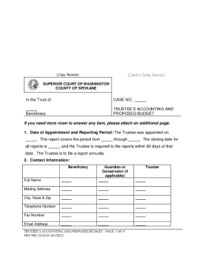 Fillable Online (Copy Receipt) (Clerk's Date Stamp) SUPERIOR COURT ...