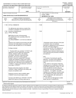 Fillable Online printed: 12/21/2017 - form approved omb no..0938-0391 ...