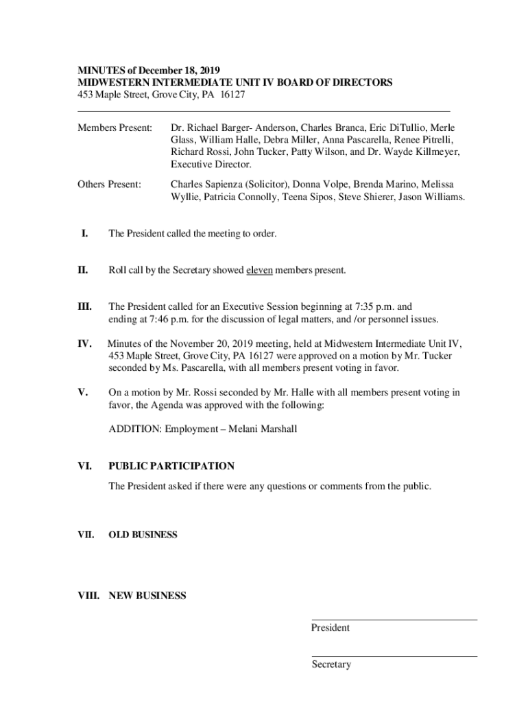 Fillable Online Richael Barger- Anderson, Charles Branca, Eric DiTullio ...