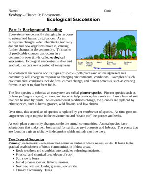 Ecological Succession 1 week 2 - b Part 1: Background ... Doc Template ...
