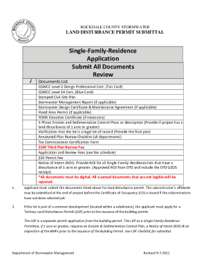 Fillable Online Single-Family-Residence Application Submit All Documents Review Fax Email Print ...
