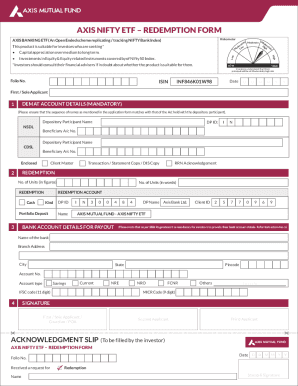 Fillable Online 20201111011-Axis Nifty ETF Redemption-FORMS Fax Email Print - pdfFiller