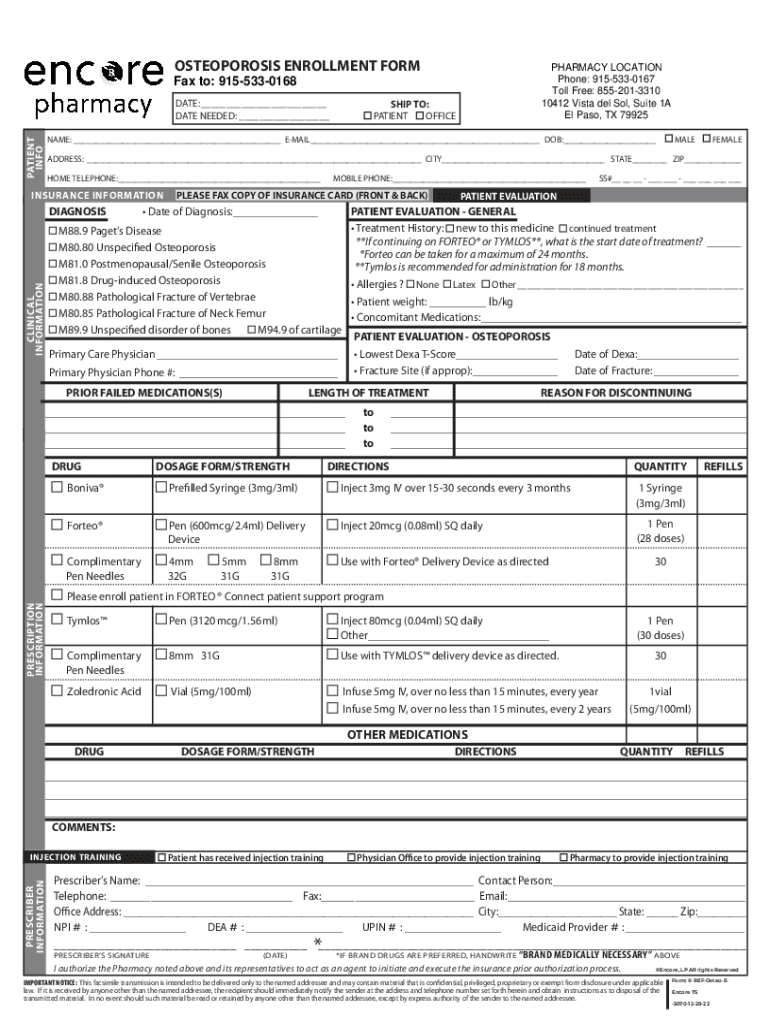 Fillable Online Numeric Listing of Managed Care Quality Assurance Forms ...
