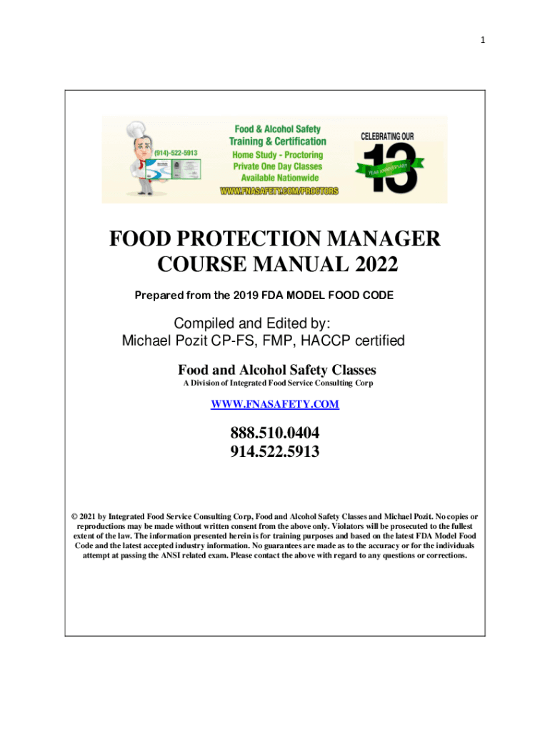 Fillable Online Prepared from the 2019 FDA MODEL FOOD CODE Fax Email ...