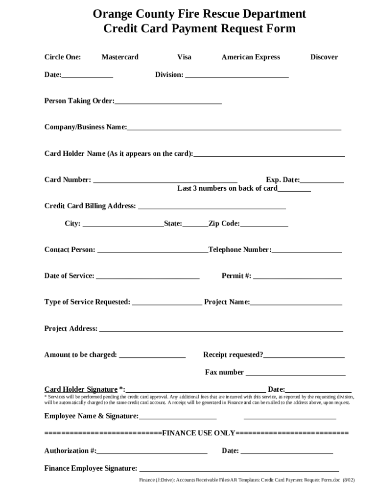 Request an Orlando Fire Department Record Doc Template | pdfFiller