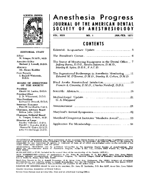 Fillable Online Anesthesia Progress Fax Email Print - pdfFiller