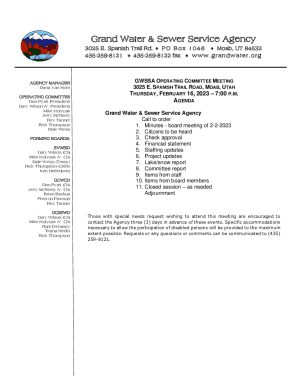 Fillable Online Grand Strand Water and Sewer Authority Fax Email Print ...