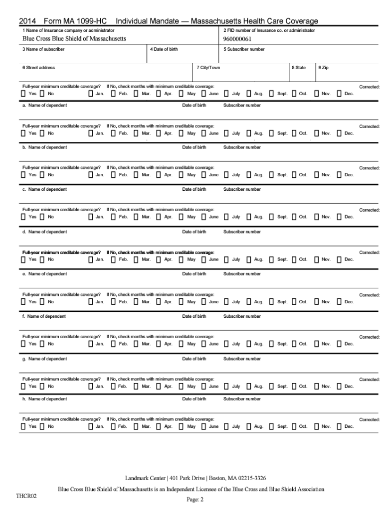 Fillable Online Blue Cross Blue Shield International Medical Claim Form ...