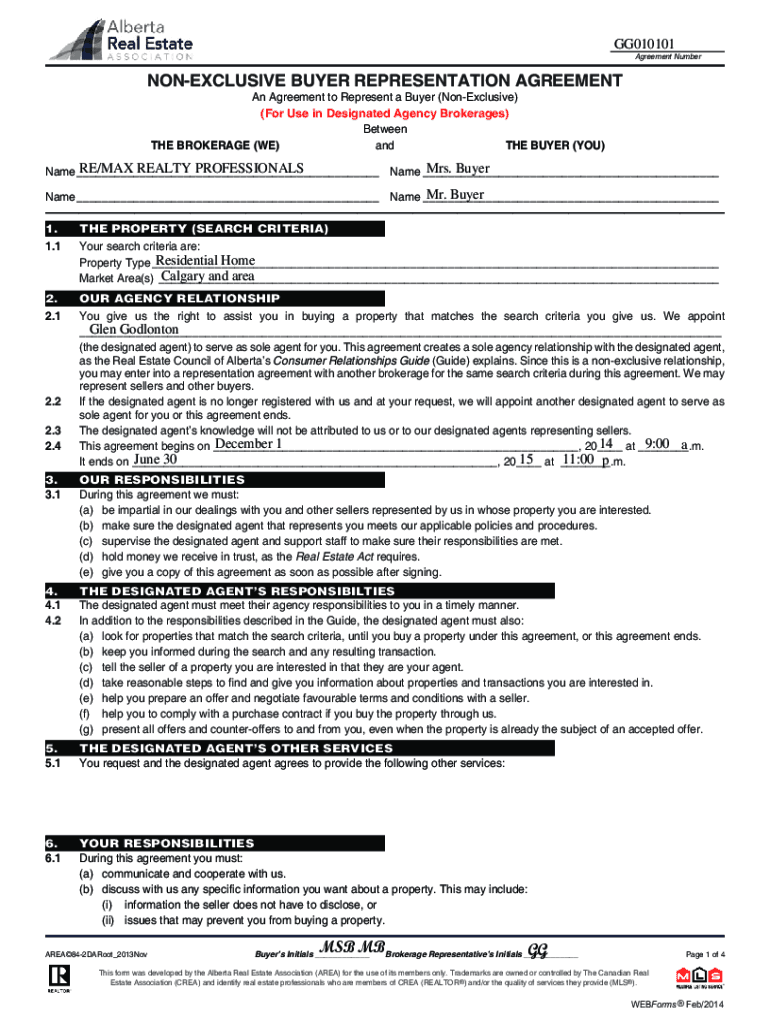 Fillable Online What's a Buyer Broker Agreement, And What Should You ...