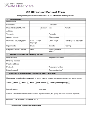 Fillable Online Obstetrical Ultrasound Imaging Guidelines Fax Email ...