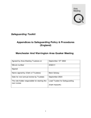 Fillable Online SAMPLE CHILD SAFEGUARDING POLICY AND ... Fax Email ...