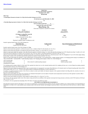 Fillable Online o Transition Report pursuant to Section 13 or 15(d) of the Securities Exchange ...